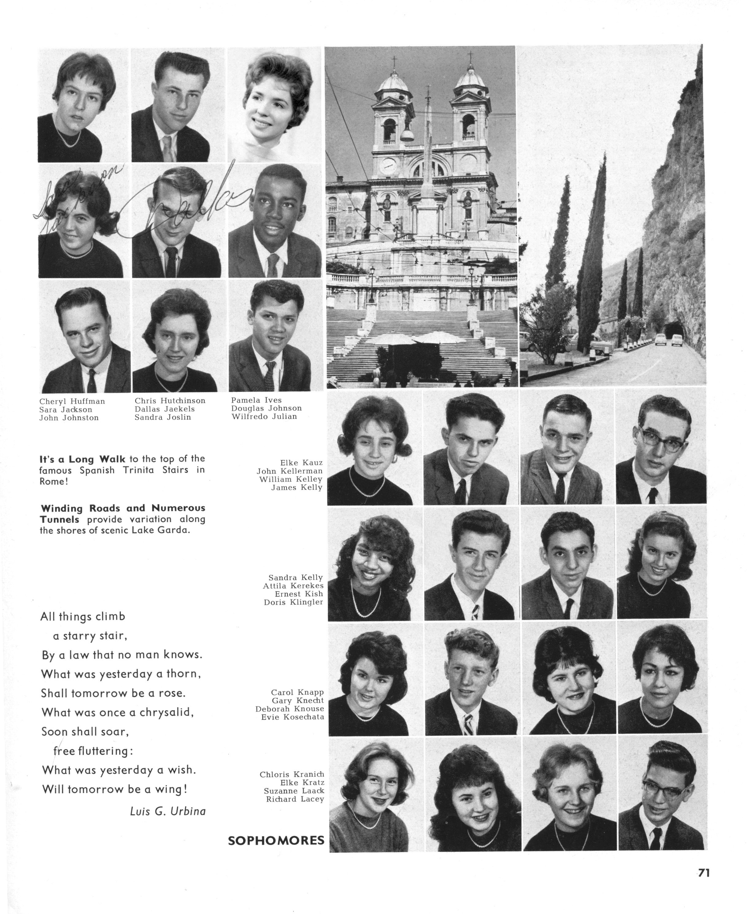 FHS Yearbook 1960-61 - Photo #85 - Sophomores - Class of 1963