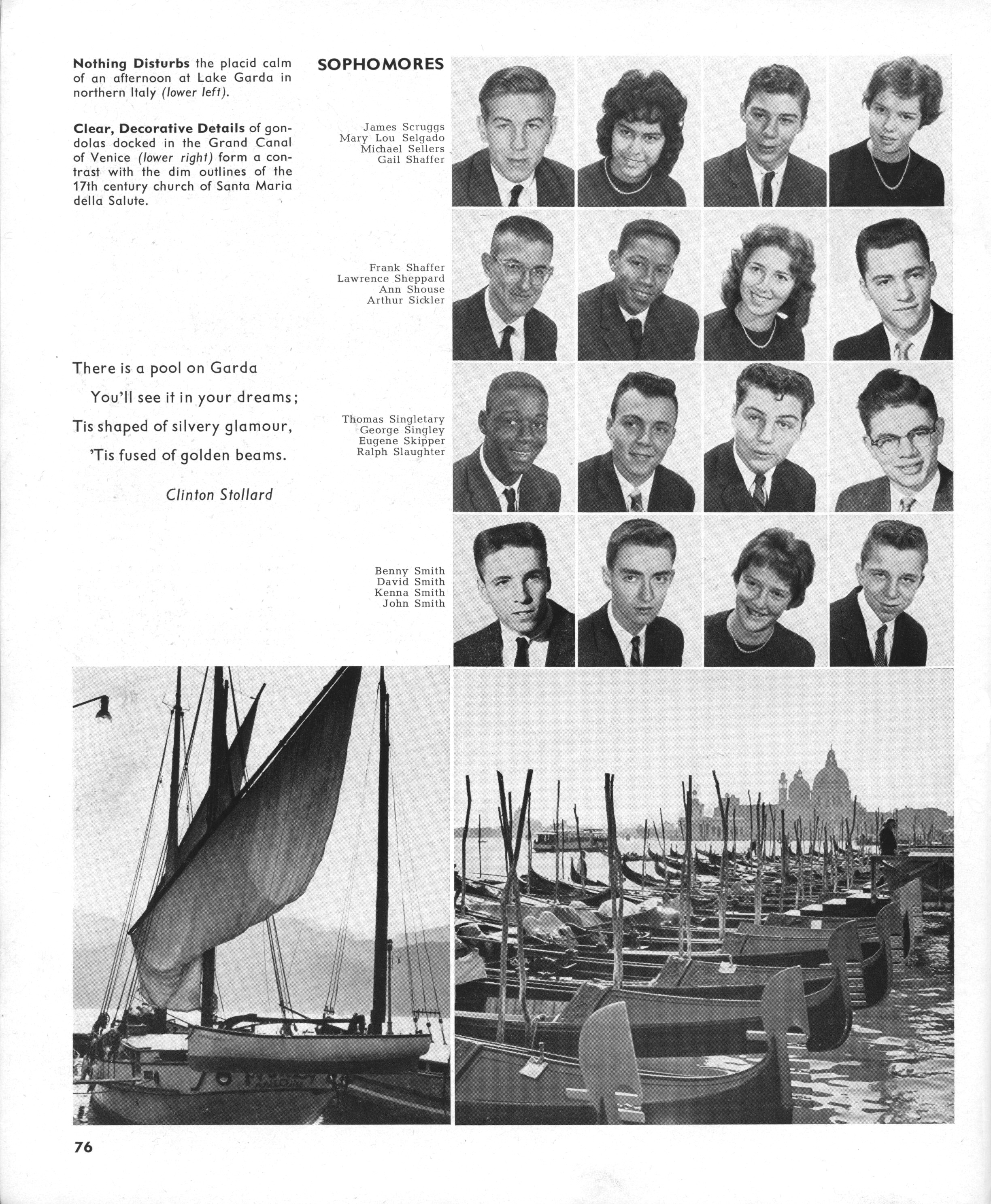 FHS Yearbook 1960-61 - Photo #90 - Sophomores - Class of 1963