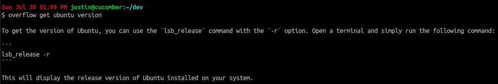 Overflow - Directly Querying OpenAI API from the CLI
