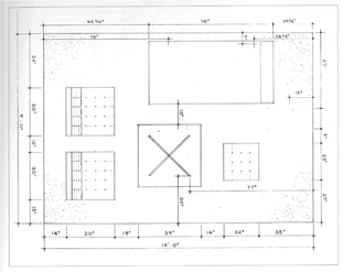 Philip Johnson Glass House Section